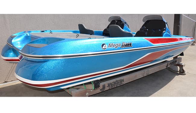 Mega Bass FUSION - Bass Boat com 115 HP 16 pés | Bombarco