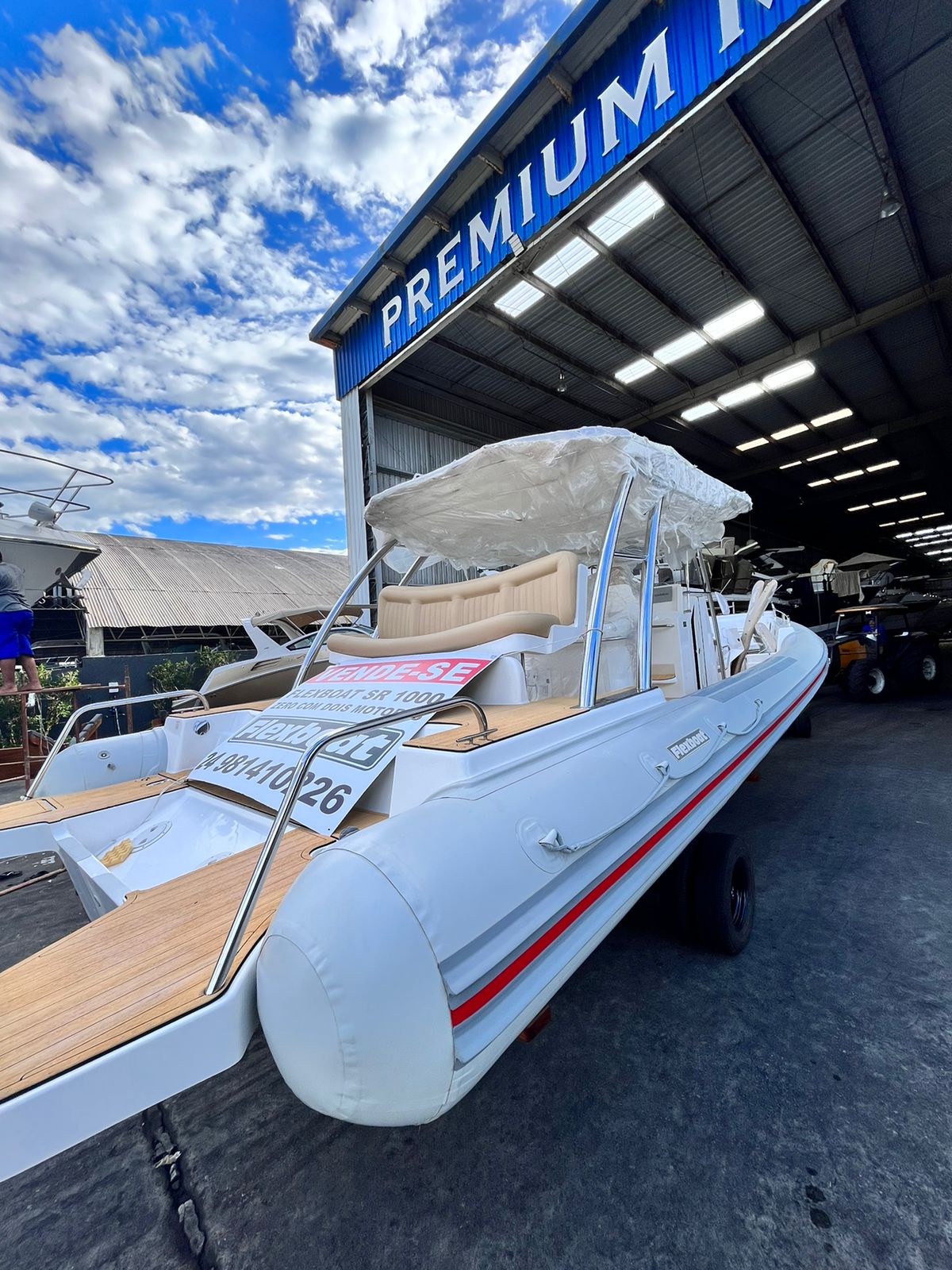 Flexboat SR 1.000 Lazer Standard CR - Rígido com 300 HP | Bombarco