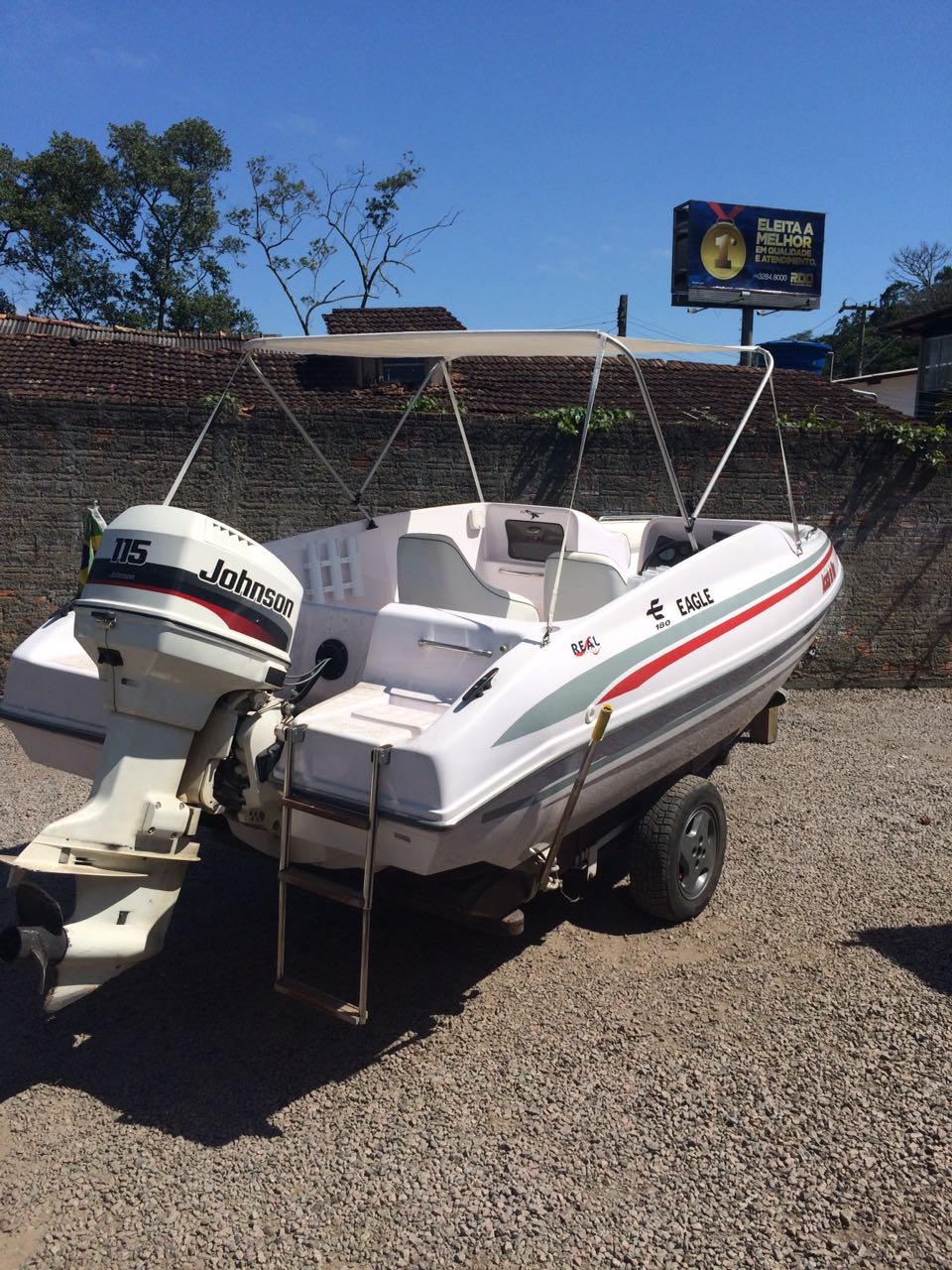 Real Powerboats Eagle 180 - Proa Aberta com 115 HP 18 pés | Bombarco